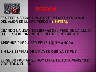 El Perdón como un todo | PPTX