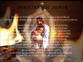 Perdon señor | PPT