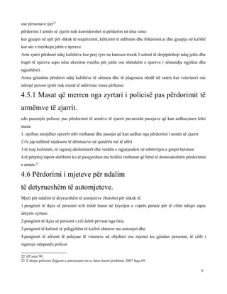 Punim Seminarik nga lënda etika dhe deontologjia : përdorimi i forcës | PDF