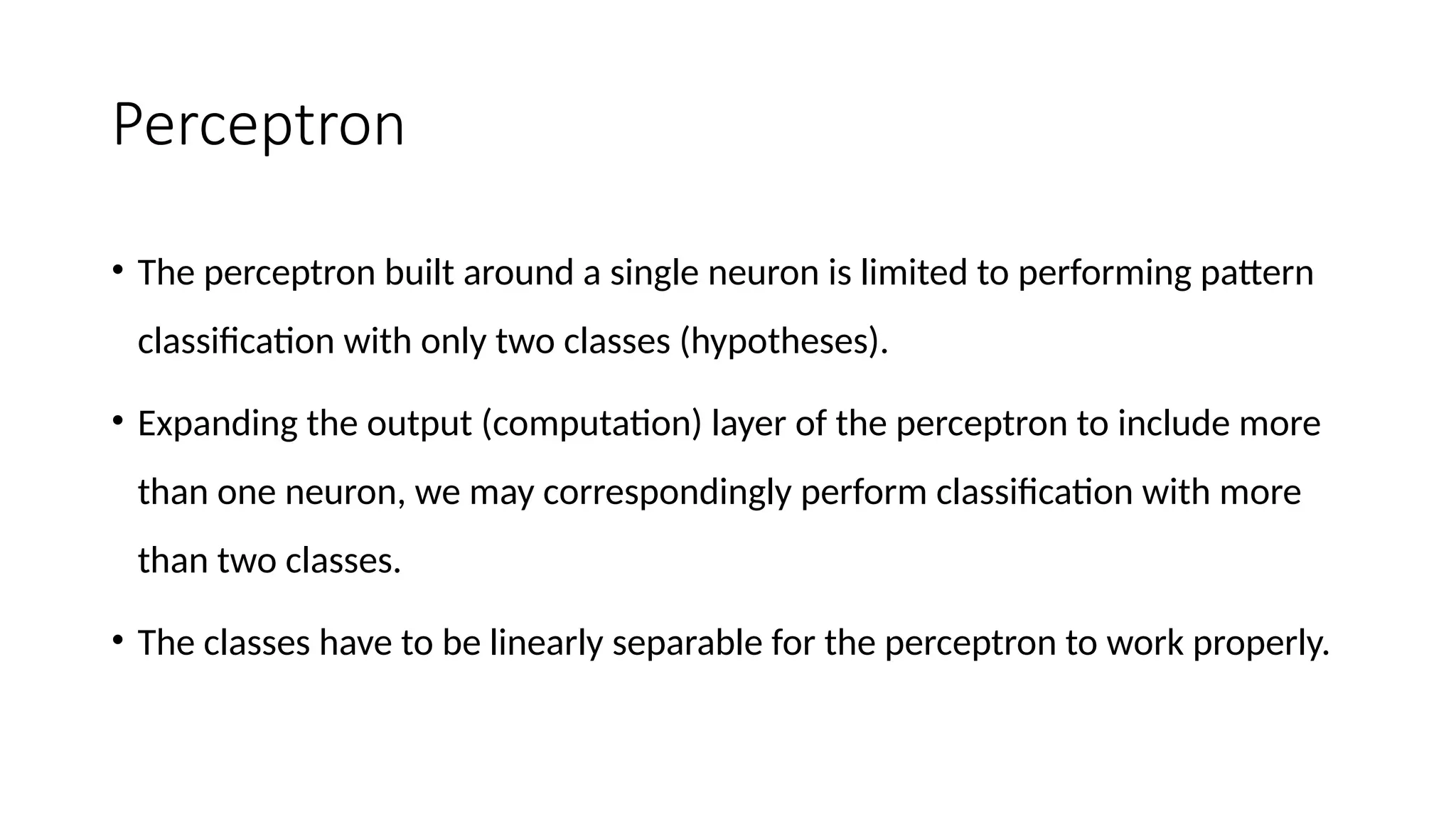 perceptron details and introduction scenario | PPTX | Artificial Intelligence | Technology ...