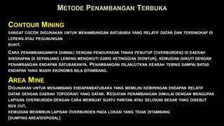 Perecanaan tambang terbuka dan lubang ok | PDF