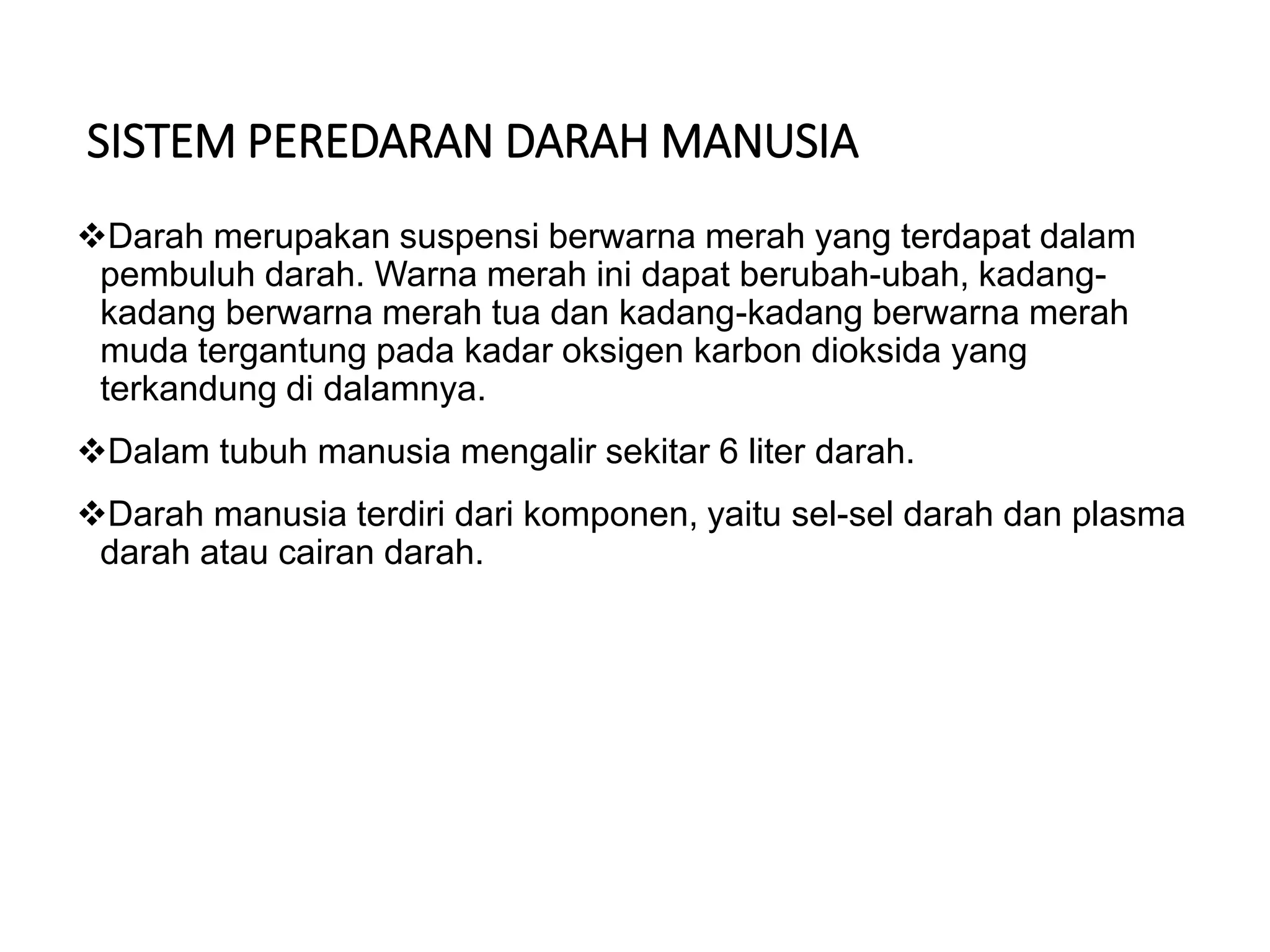 Sistem Peredaran darah kelas 8 merdeka belajar | PPT