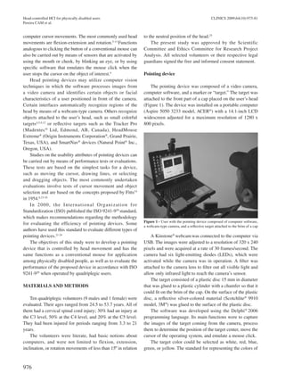 Development and evaluation of a head-controlled human-computer ...