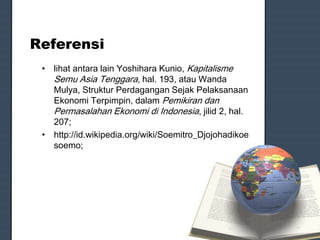 Perekonomian Indonesia Sumitro | PPTX