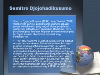 Perekonomian Indonesia Sumitro | PPTX