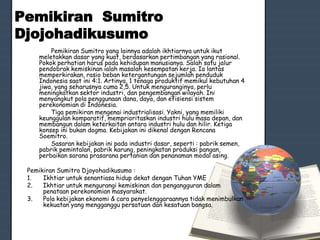 Perekonomian Indonesia Sumitro | PPTX
