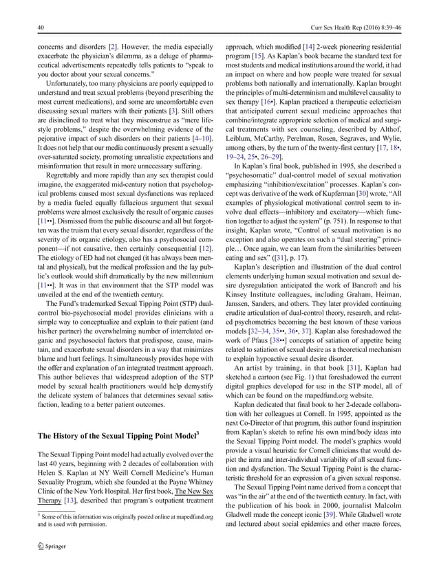 Sexual Tipping Point Model | PDF