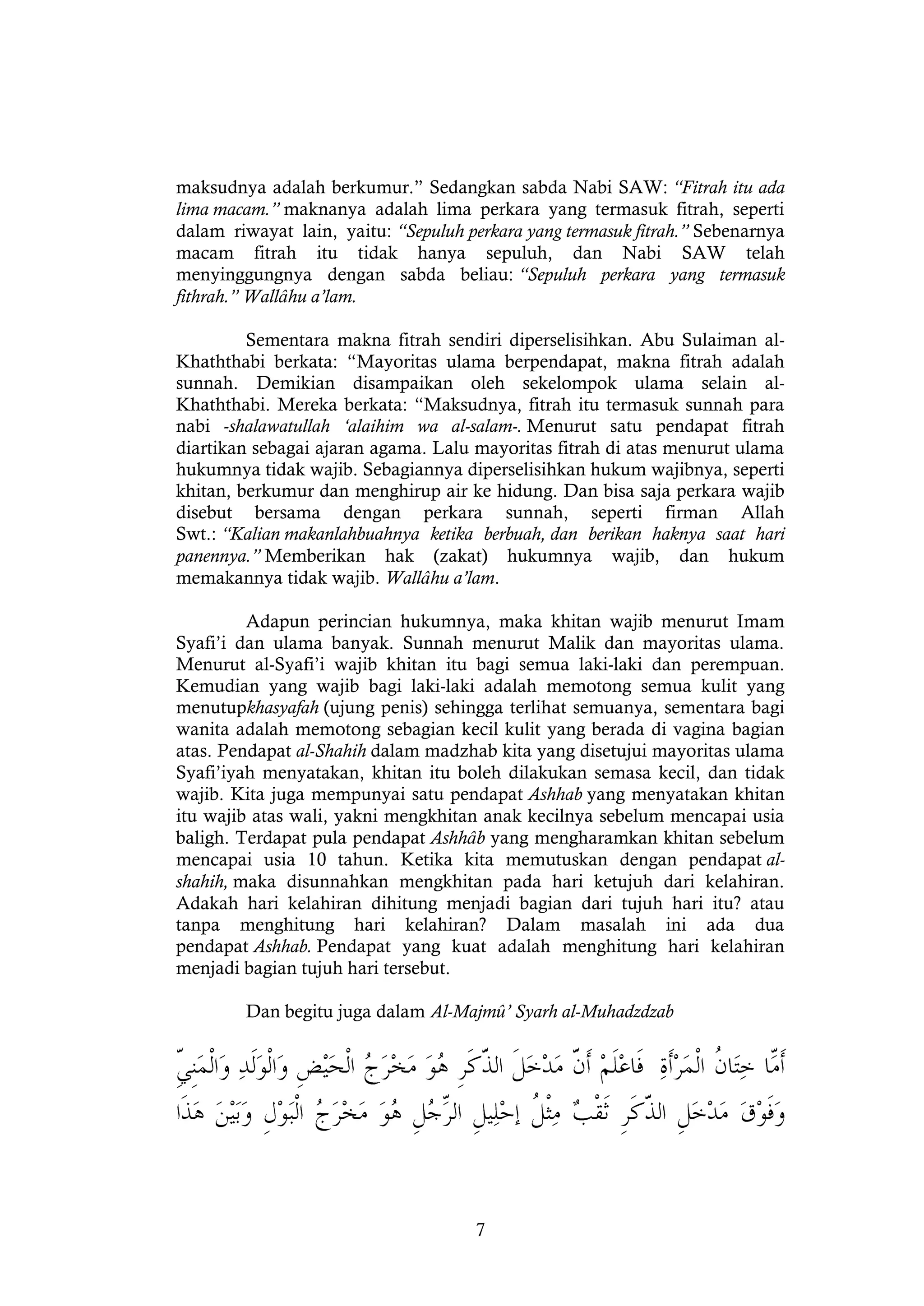 Perempuan dikhitan, wajibkah | PDF
