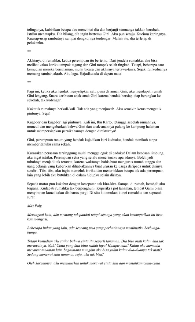 Perempuan kedua (labibah zain) | DOC