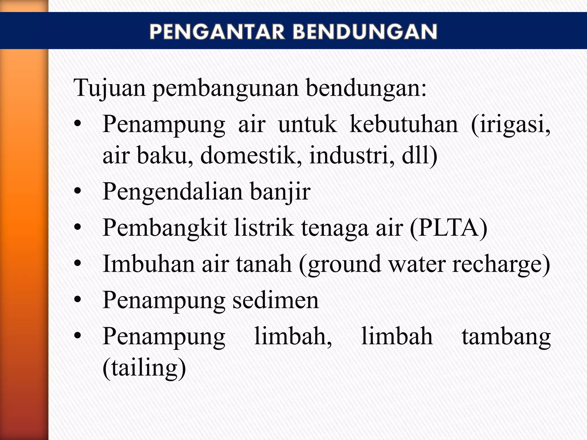 Perenc. bendungan tipe urugan 01 02 (1) | PPTX