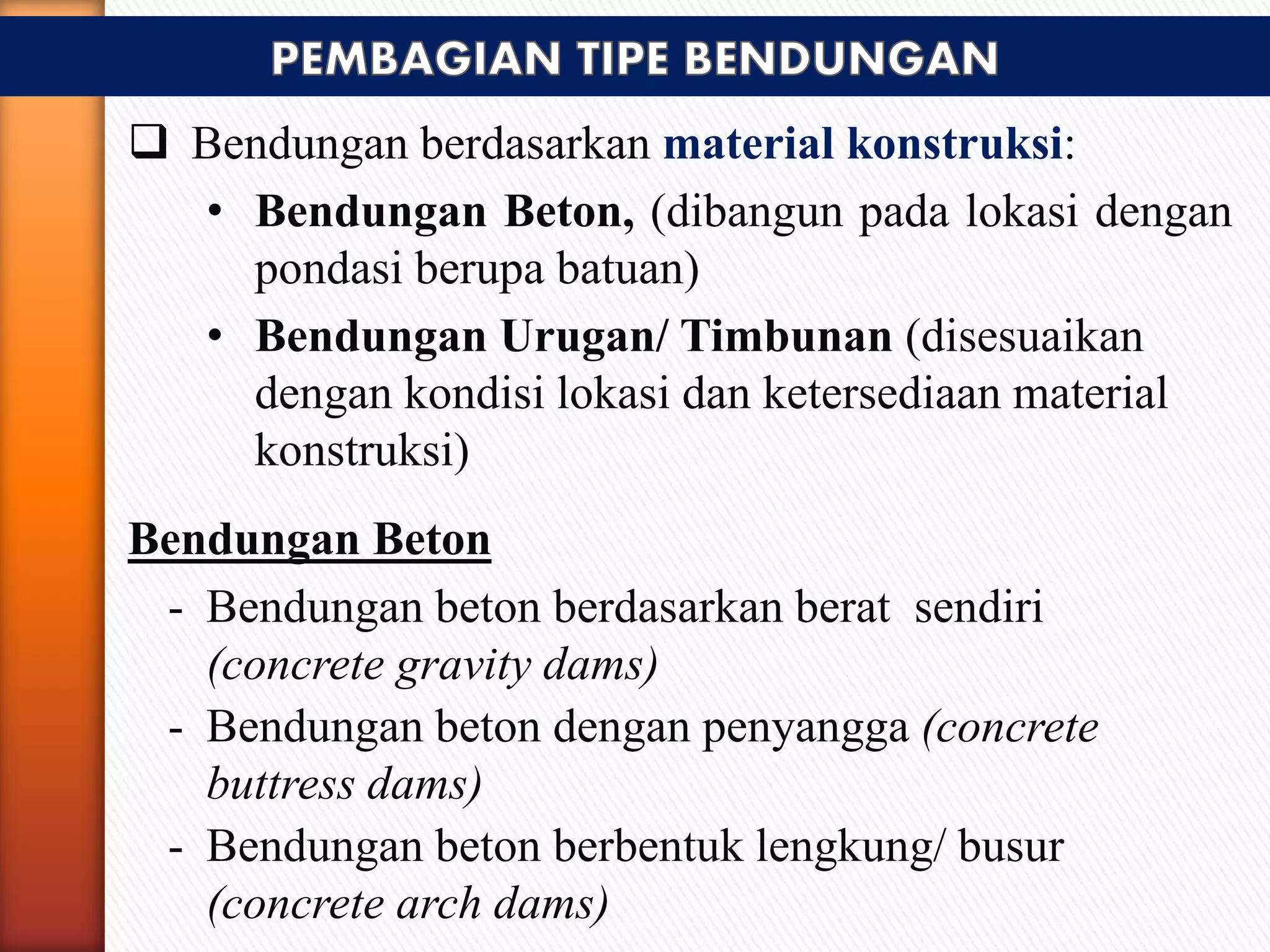 Perenc. bendungan tipe urugan 01 02 (1) | PPTX