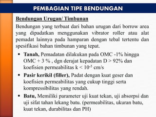 Perenc. bendungan tipe urugan 01 02 (1) | PPTX