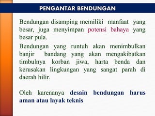 Perenc. bendungan tipe urugan 01 02 (1) | PPTX