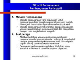 Perencanaan Pembangunan Partisipatif | PPT