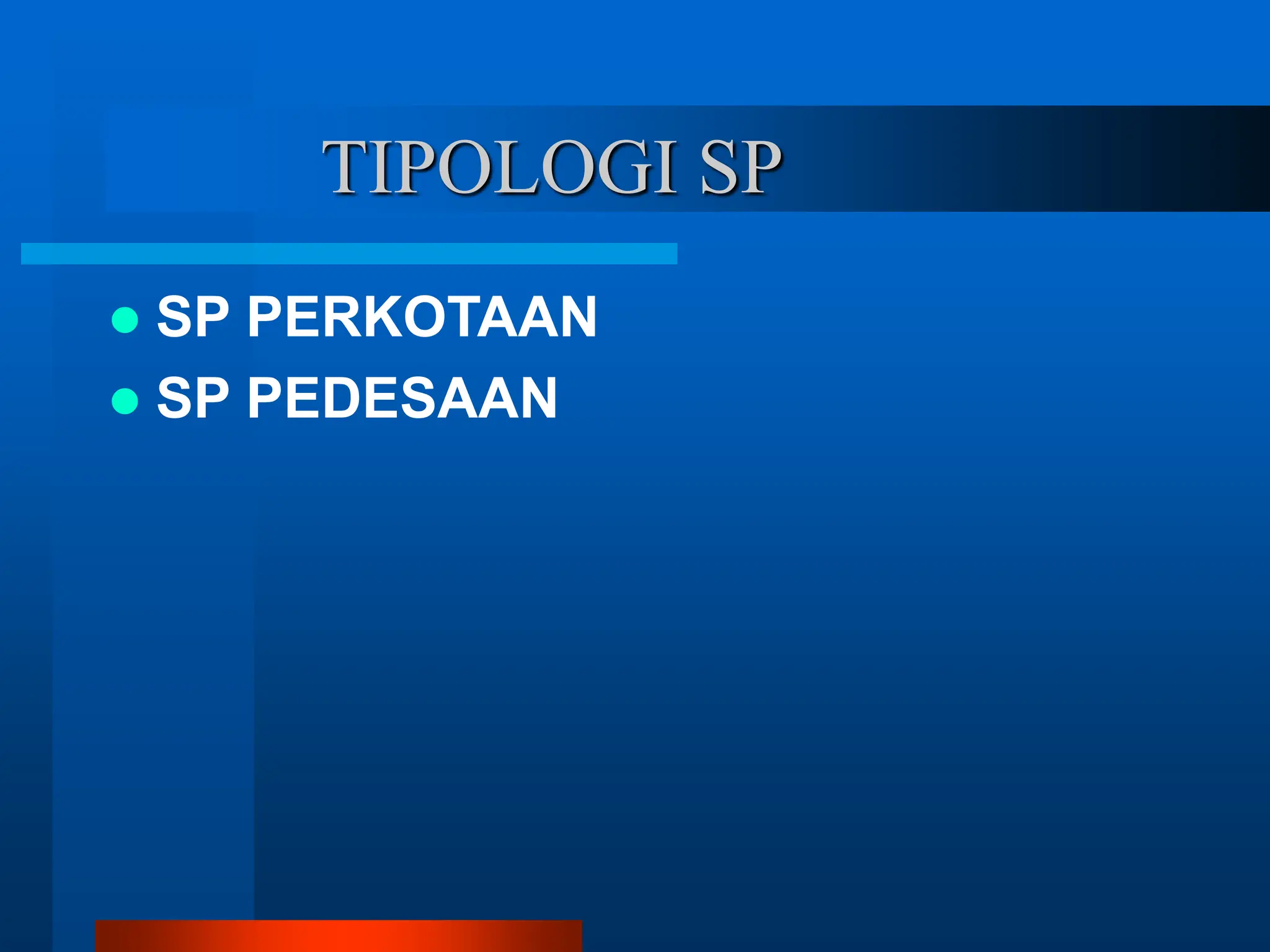 perencanaan permukiman dalam sistem permukiman regional dan lokasi ...