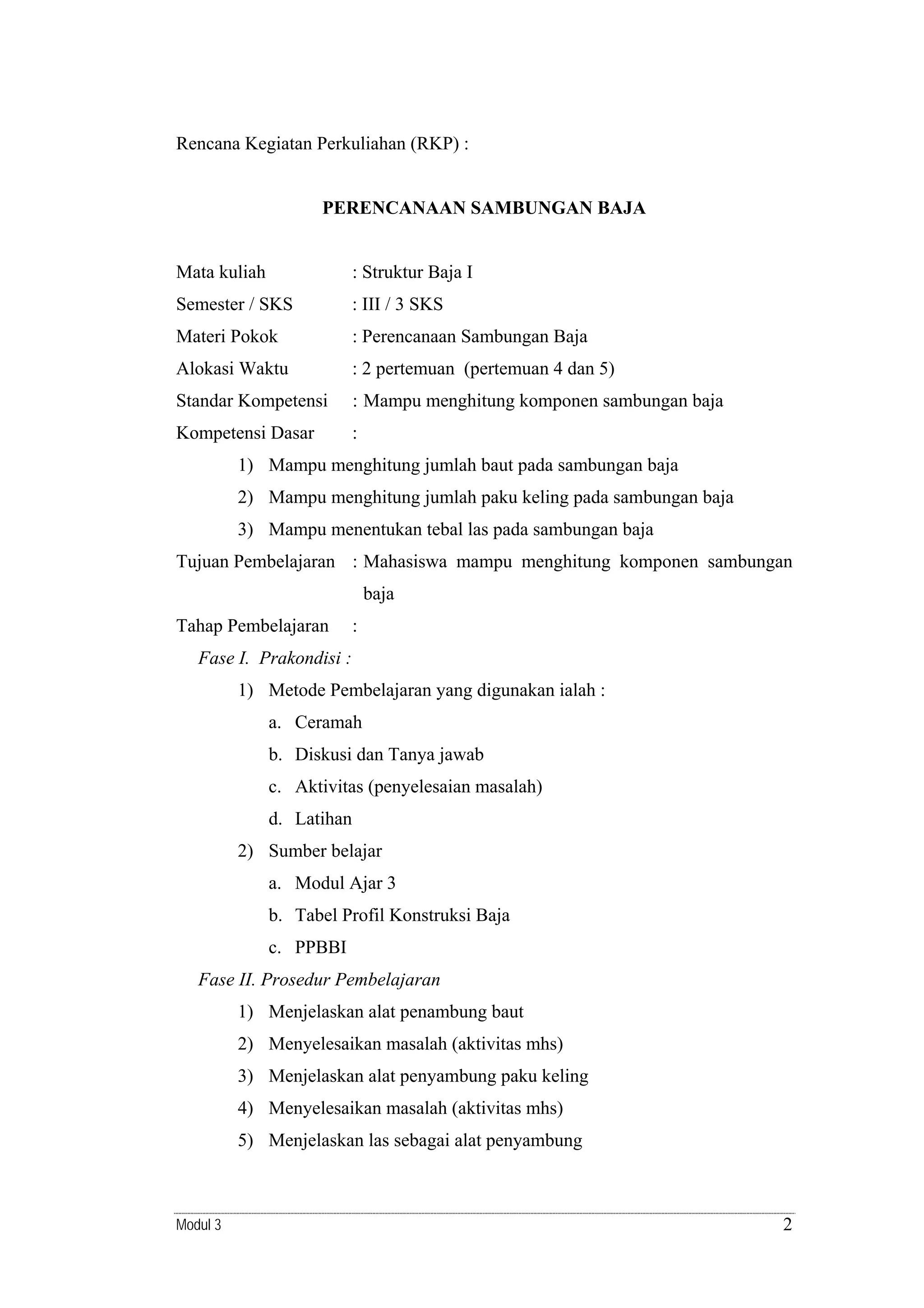 Perencanaan sambungan-profil-baja | PDF