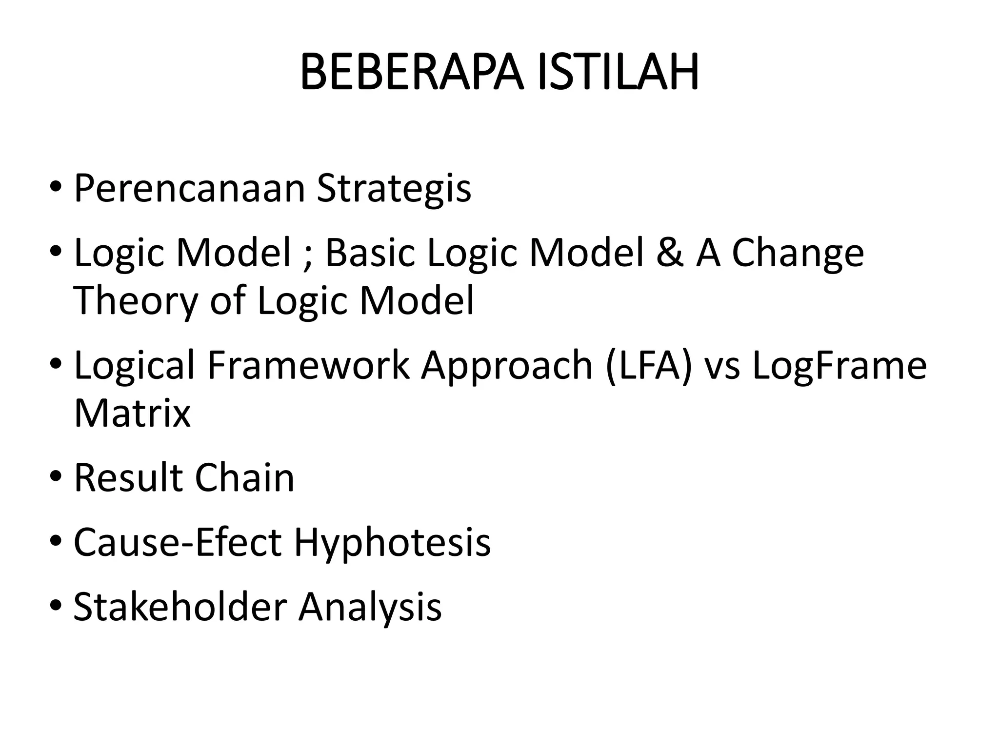 Perencanaan strategik-dengan-lfa | PDF