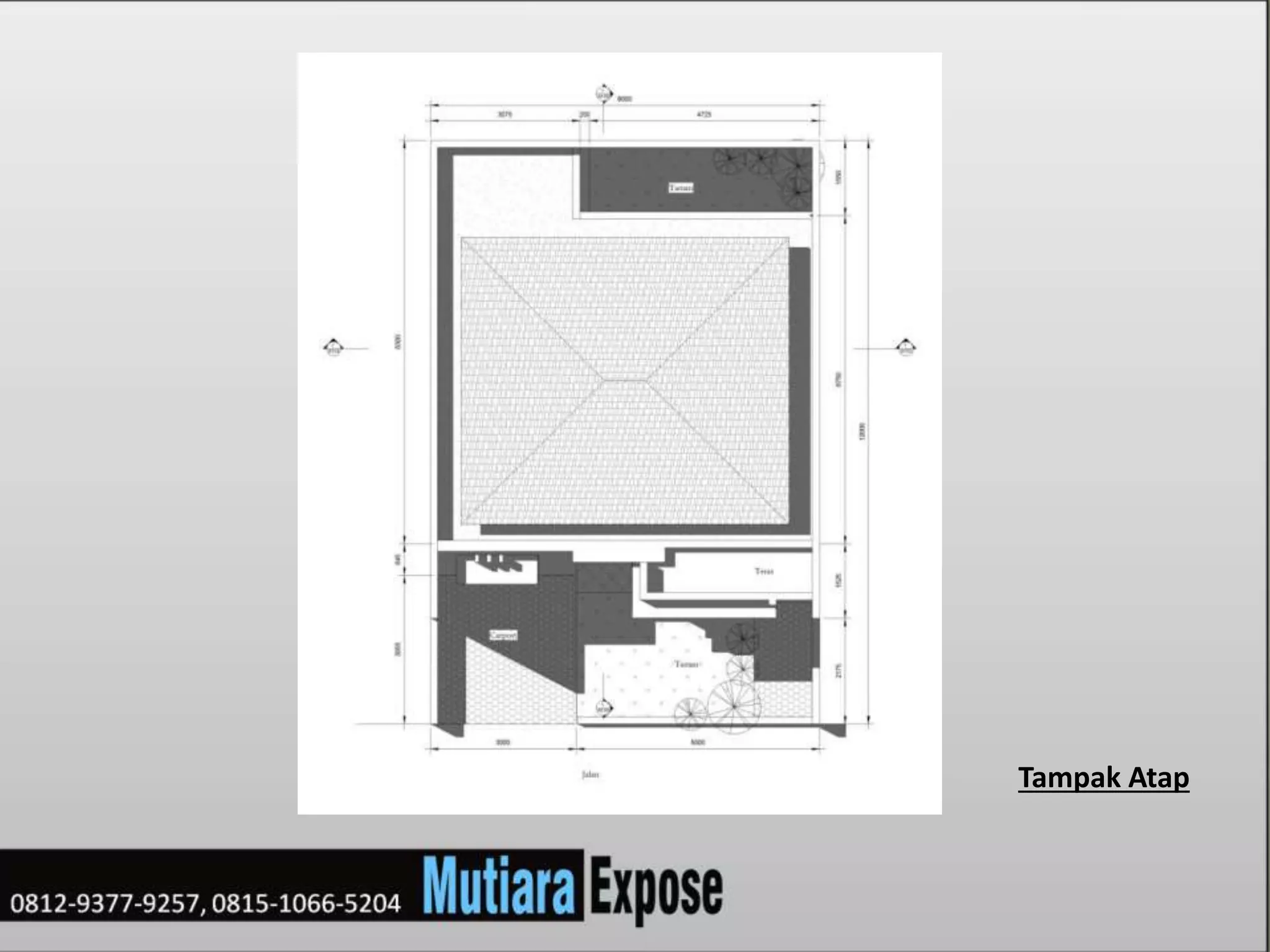 Perencanaan 3d $ 2d rumah 8x12 meter persegi | PPTX