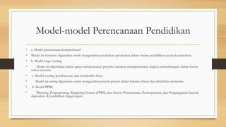 Perencanaan administrasi pendidikan | PPTX