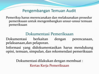 PERENCANAAN AUDIT suatu konsep penjelasan auditor | PPT