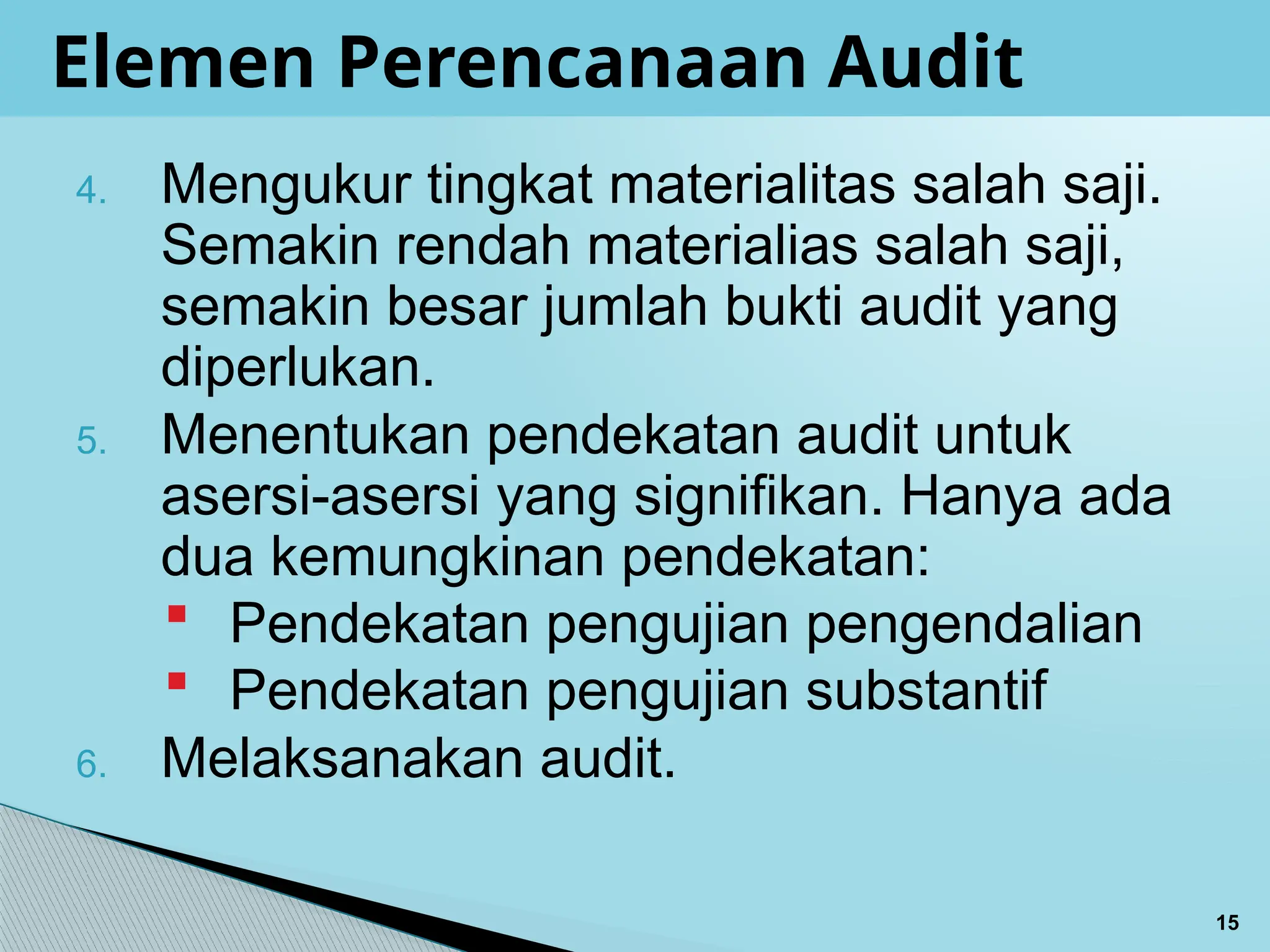 Materi Kuliah Perencanaan Audit dan Penjelasannya | PPTX
