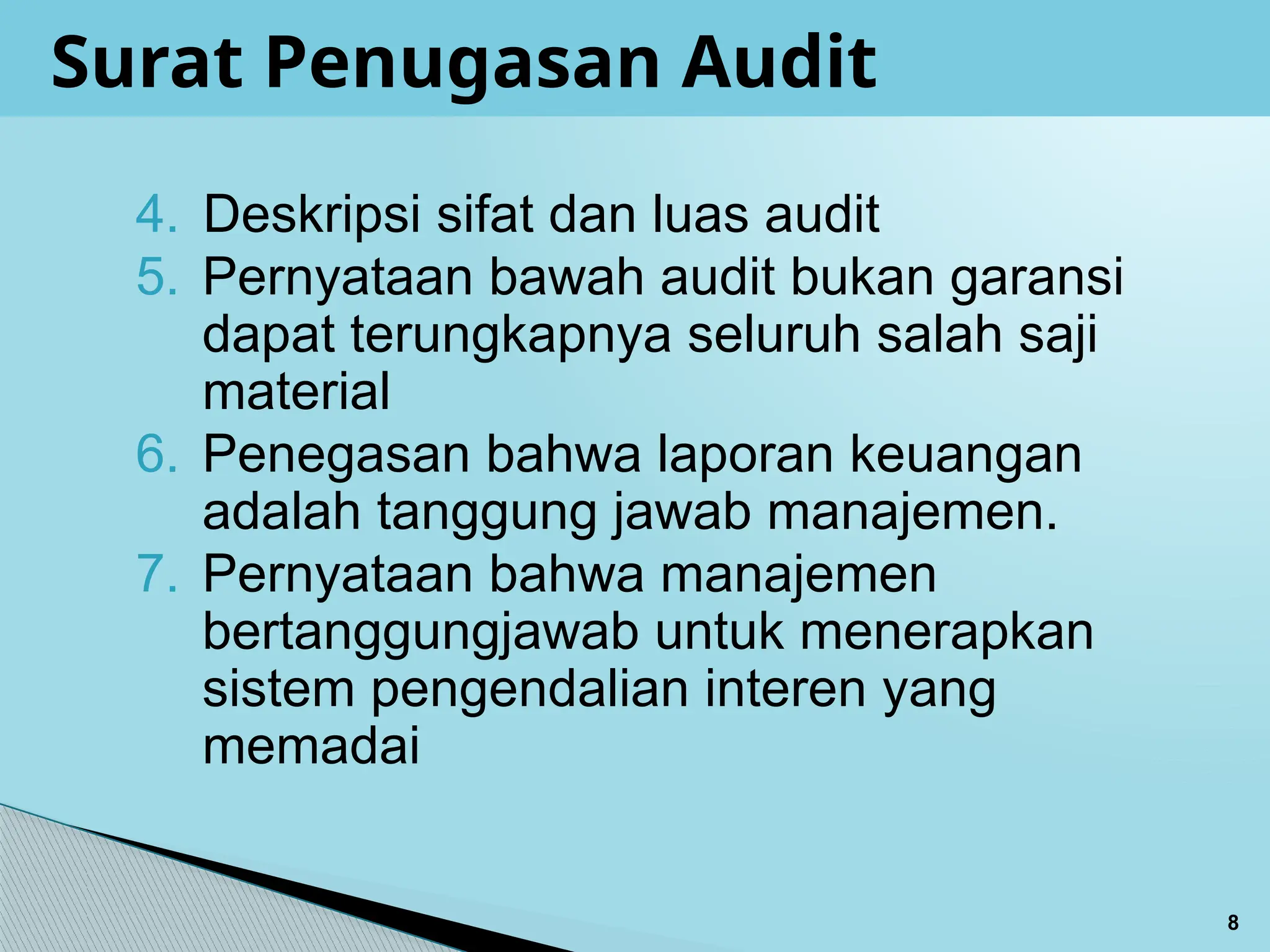 Materi Kuliah Perencanaan Audit dan Penjelasannya | PPTX