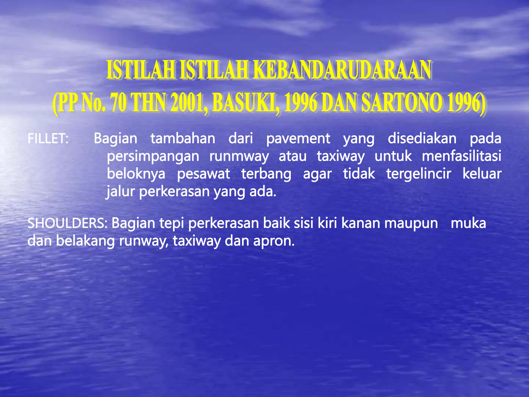 perencanaan bandara udara yang merupakan salah satu mata kuliah lalu ...