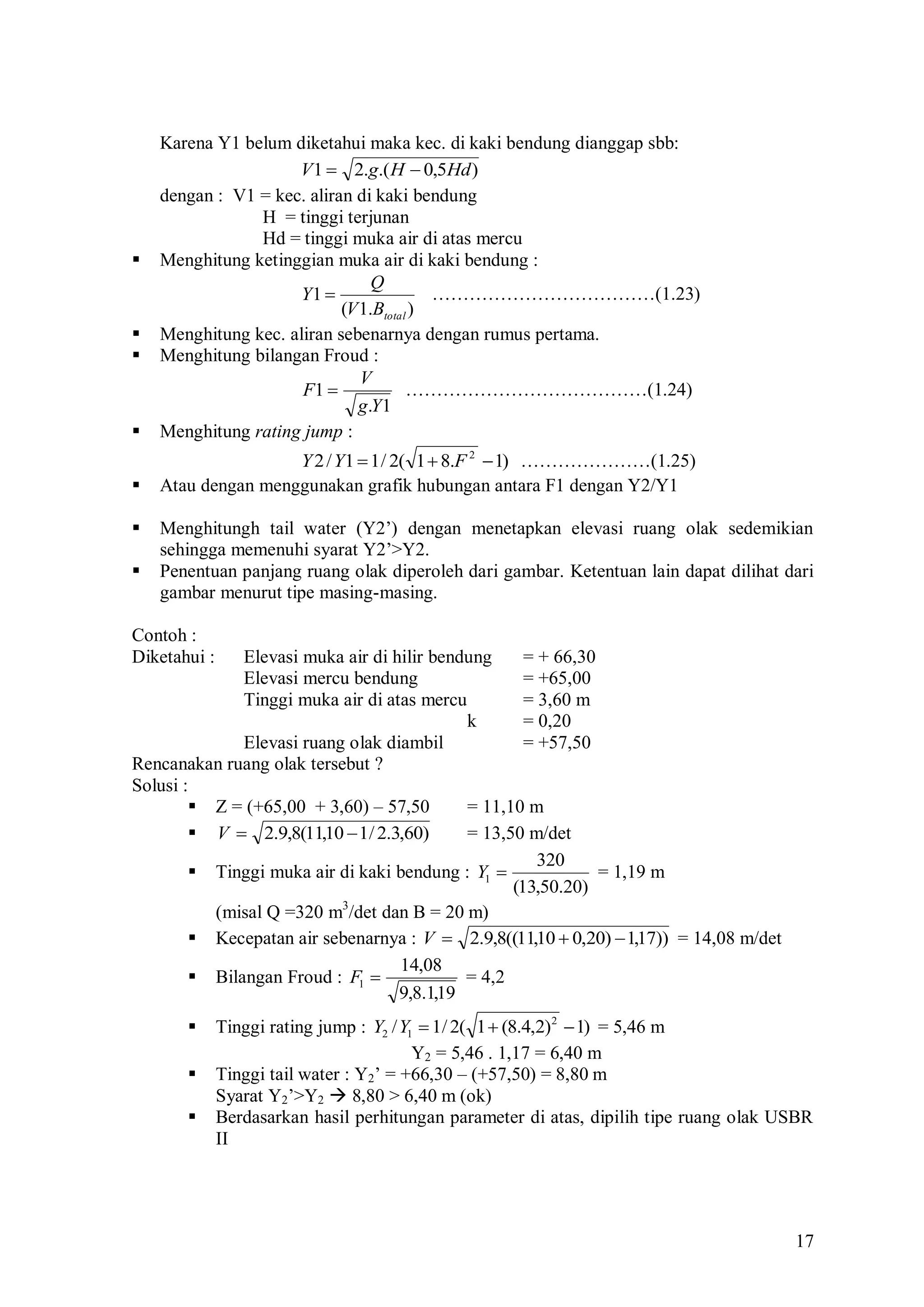 Perencanaan bendung | PDF