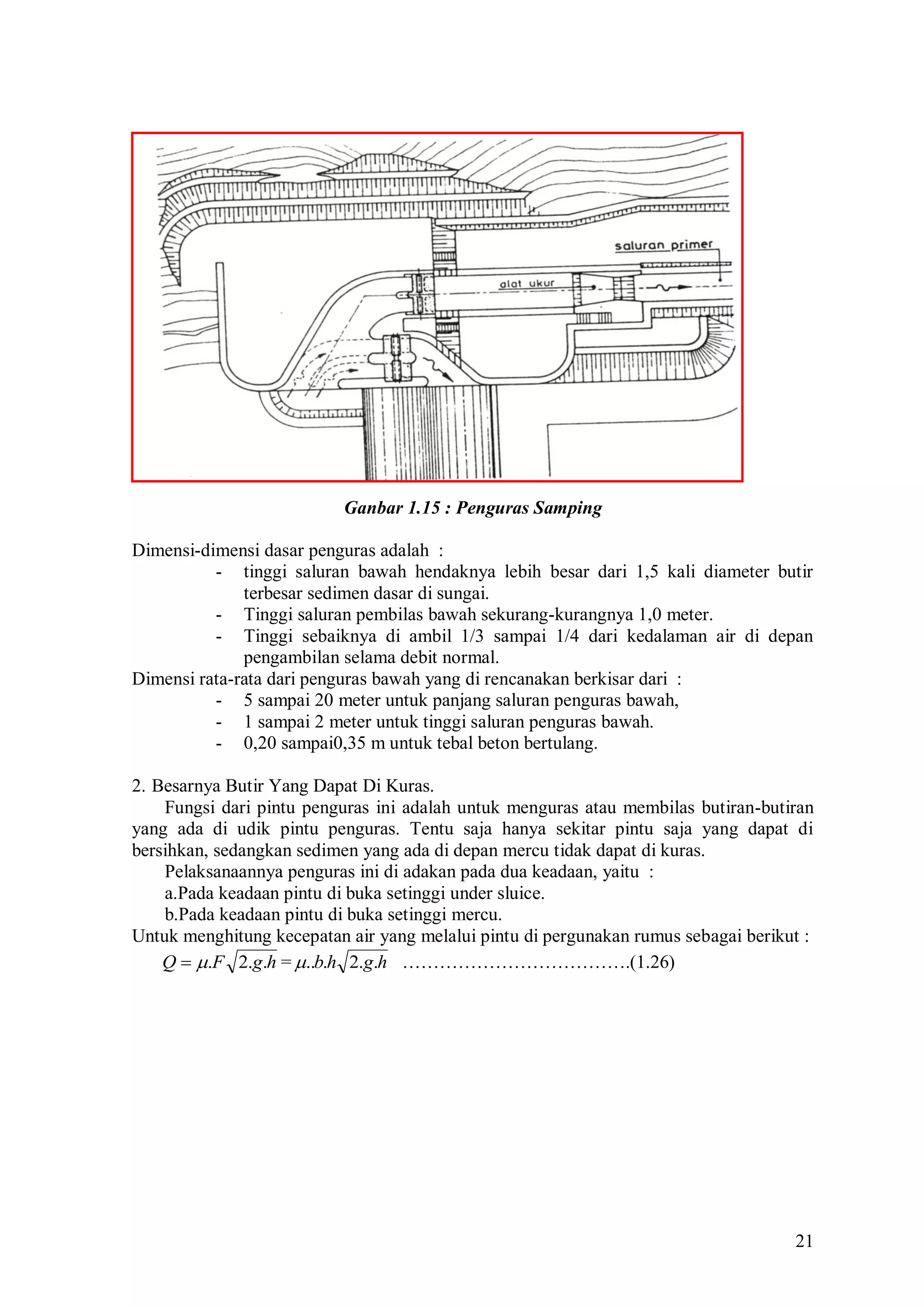 Perencanaan bendung | PDF