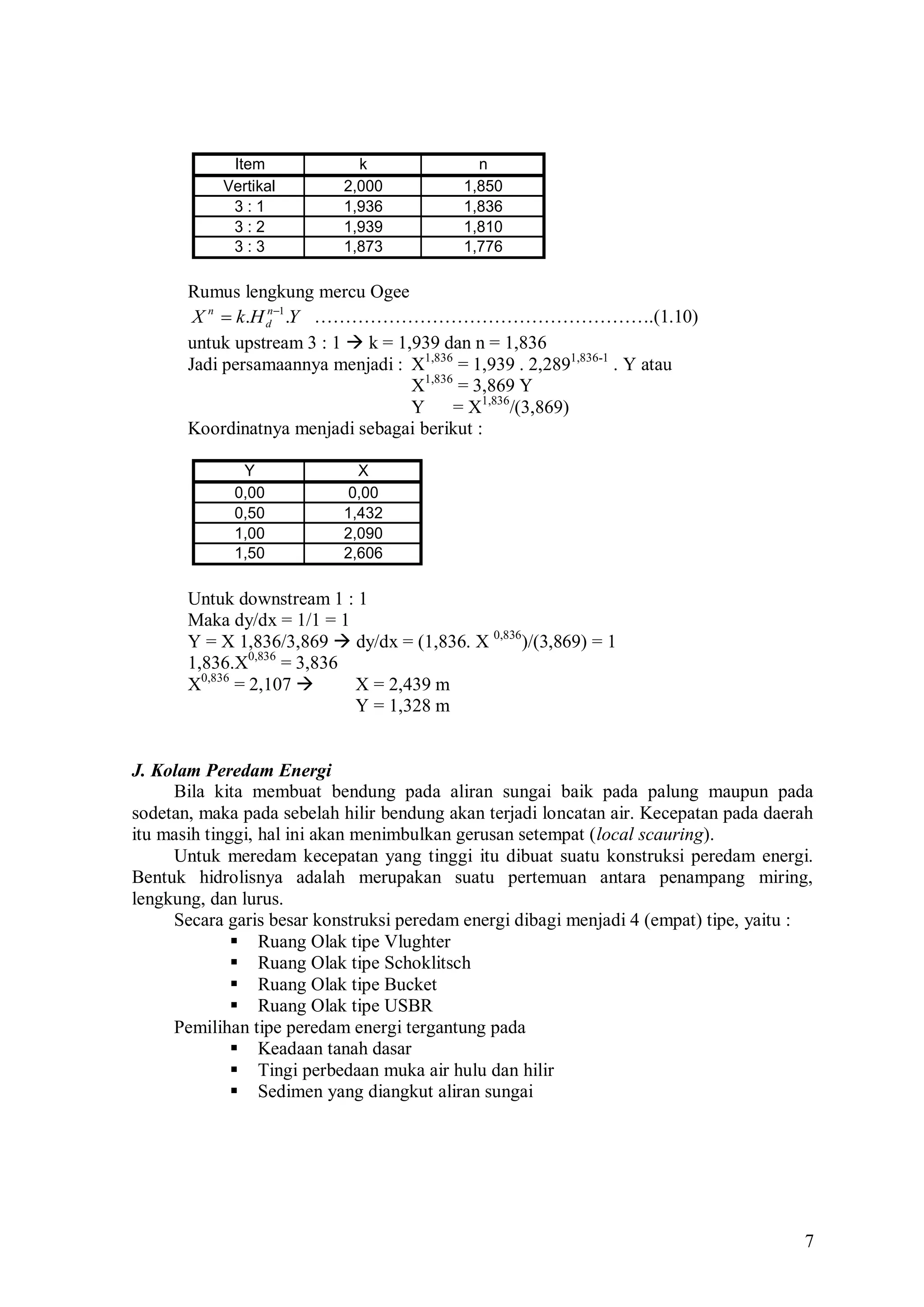 Perencanaan bendung | PDF