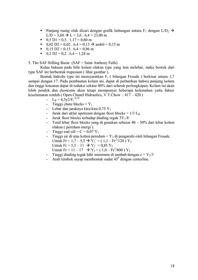 Perencanaan bendung | PDF