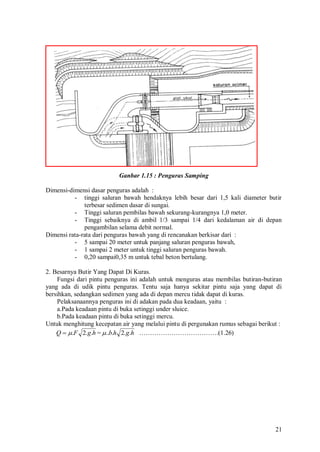 Perencanaan bendung | PDF