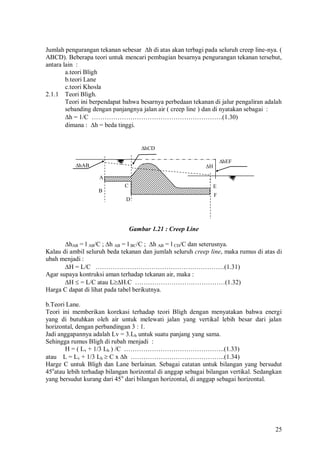 Perencanaan bendung | PDF