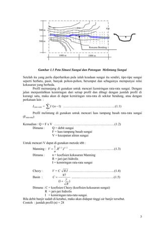 Perencanaan bendung | PDF