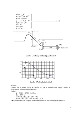 Perencanaan bendung | PDF