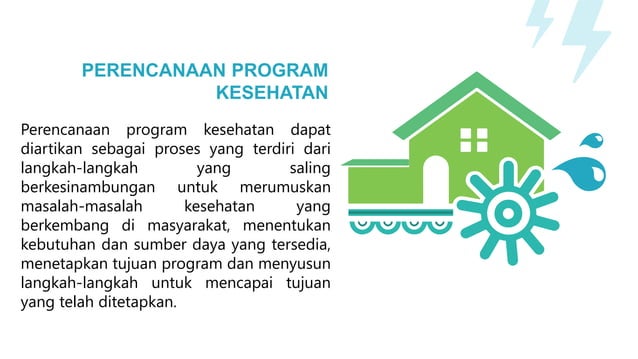 Perencanaan dan evaluasi program kesehatan | PPTX
