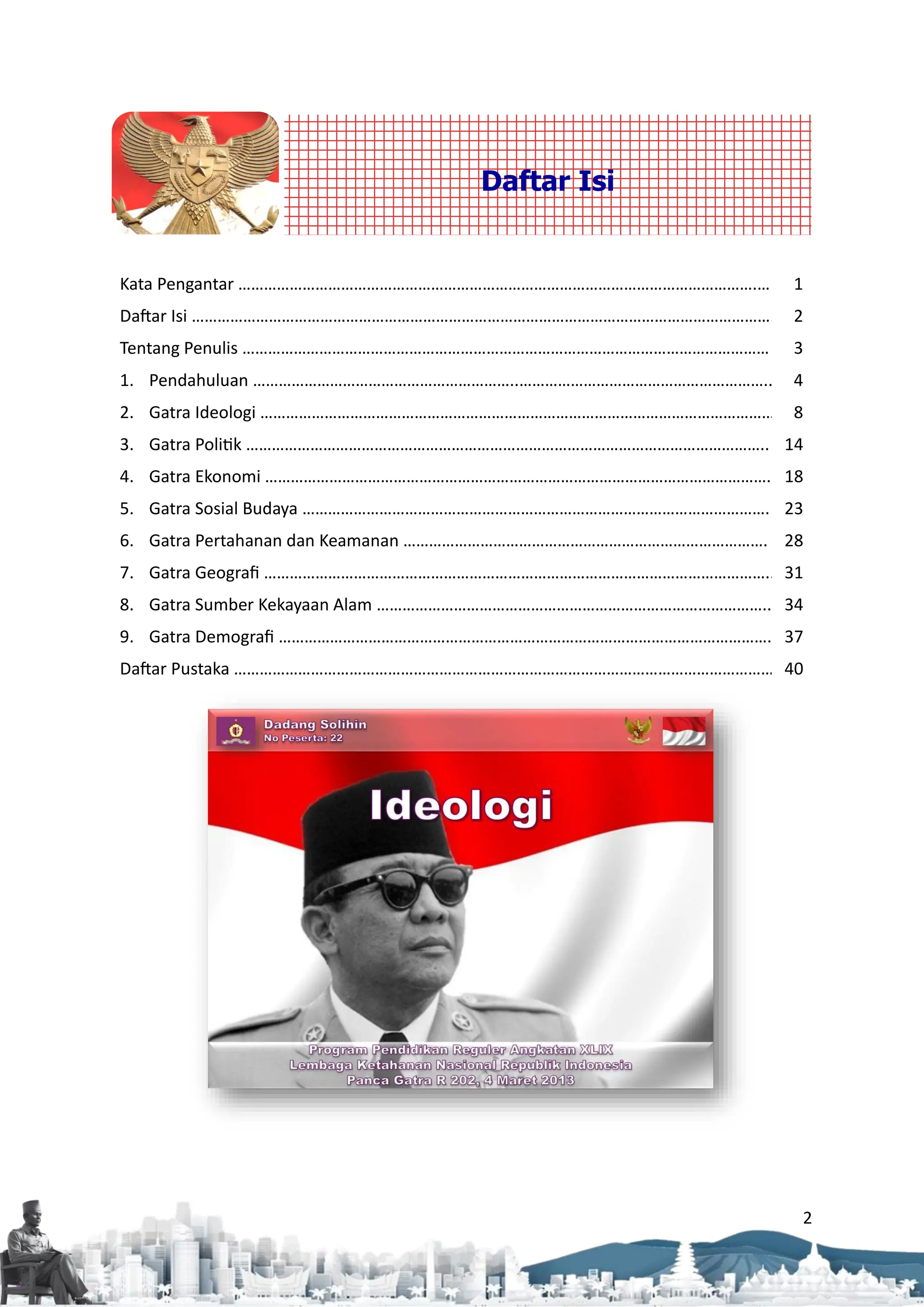 Perencanaan dan Pembangunan Daerah berbasis Astagatra | PDF