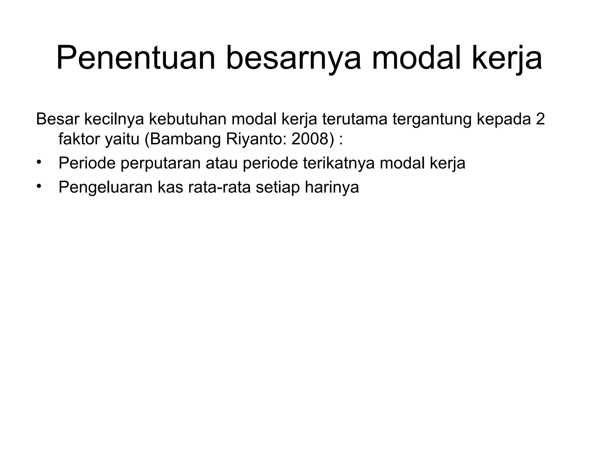 Perencanaan dan pendanaan jangka pendek | PPT