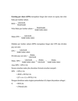 Perencanaan dan pengendalian keuangan | PDF