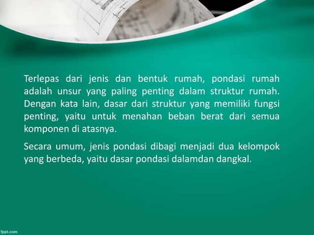 PERENCANAAN DESAIN STRUKTUR PONDASI PADA RUMAH TINGGAL.pptx