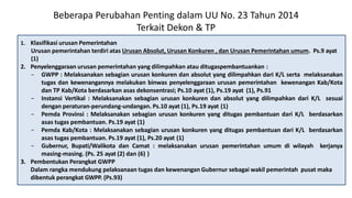 Materi Kuliah Perencanaan DKTP Sesuai UU 23 2014 | PPTX