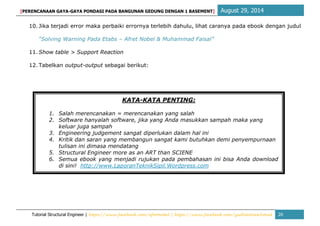 Perencanaan gaya gaya pondasi pada bangunan gedung dengan 1 basement | PDF