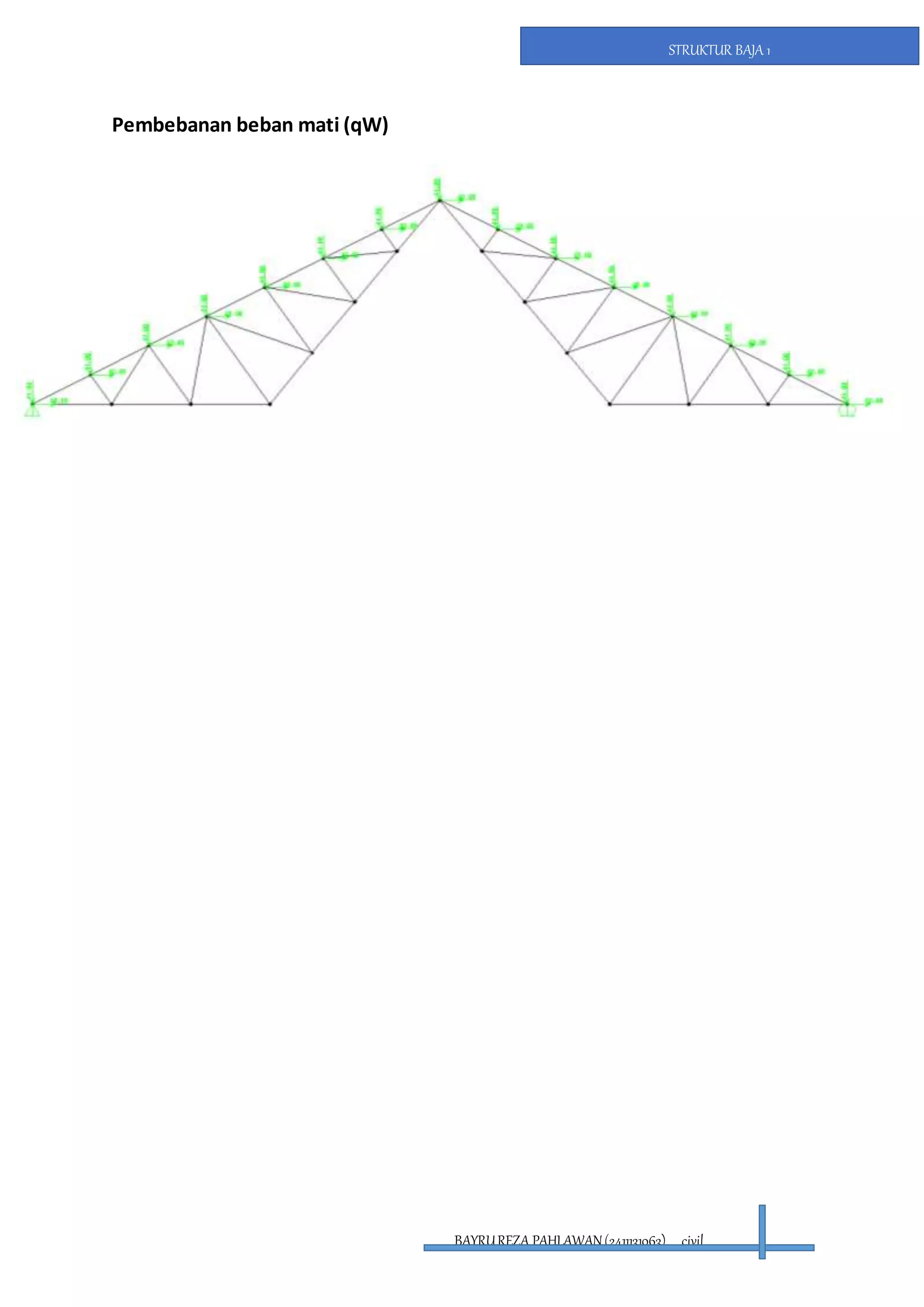 Perencanaan gording Baja | DOCX