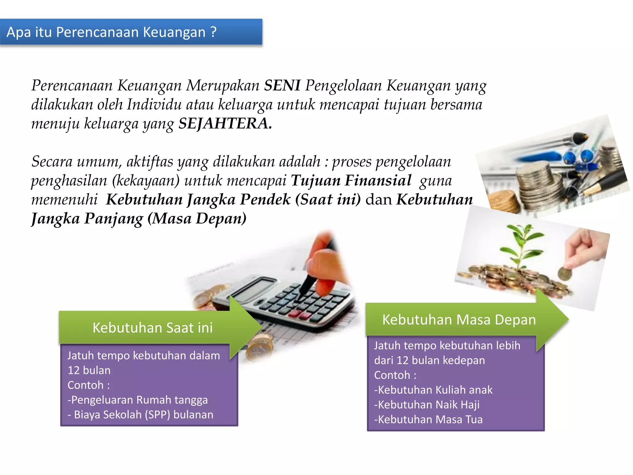 Perencanaan keuangan keluarga (Financial Planner) (c) ibs | PPTX