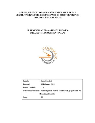 Perencanaan manajemen proyek | PDF