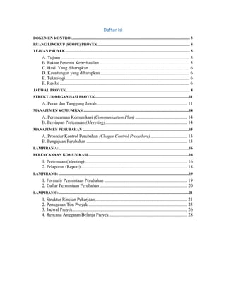 Perencanaan Manajemen Proyek SBMPTN | PDF