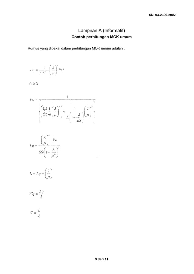 Perencanaan mck | PDF