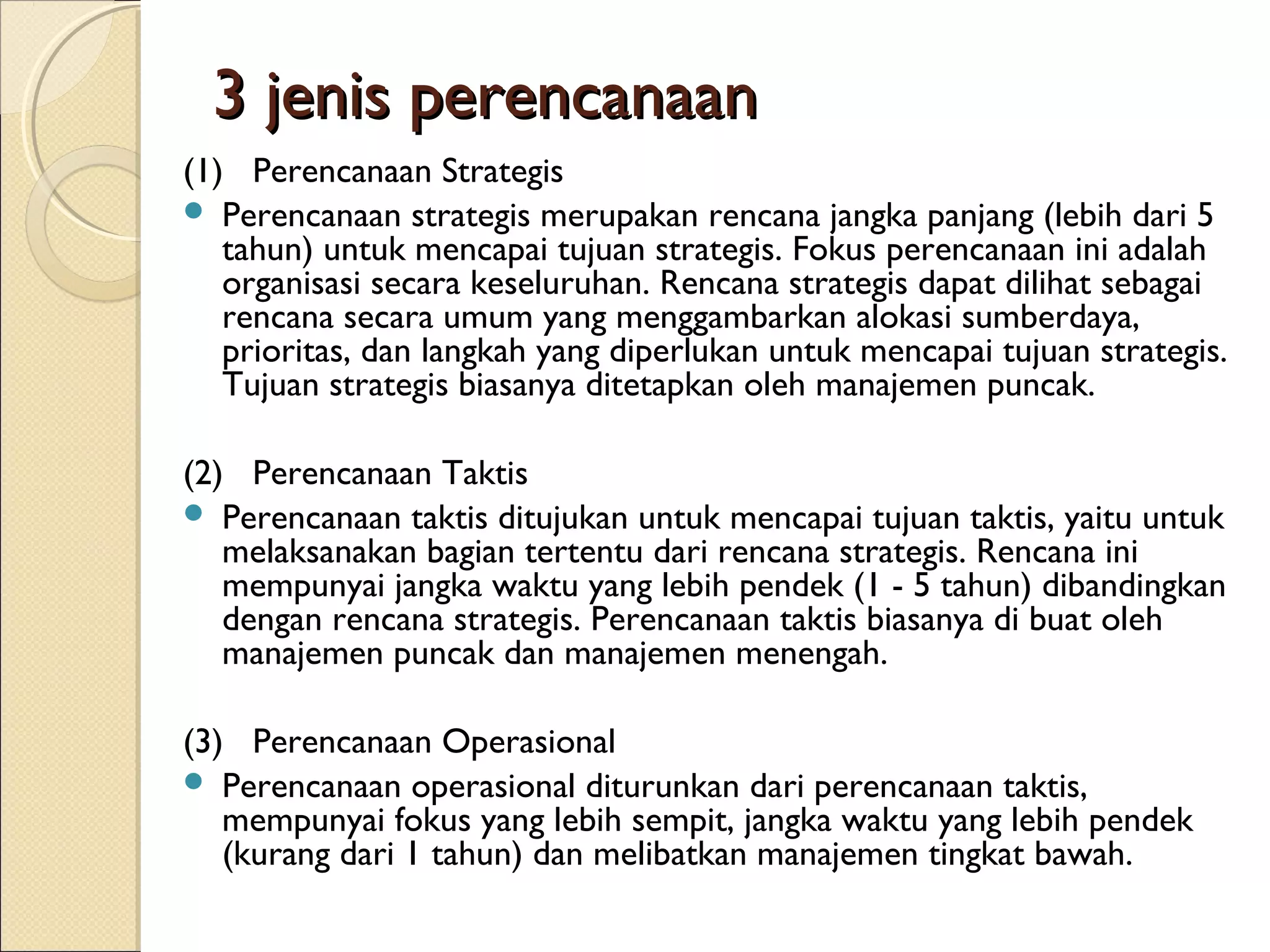 Perencanaan operasional | PPT