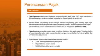 Perencanaan Pajak - Fakhran Rahmat Al Hadi - Dini Ramadhanti.pptx