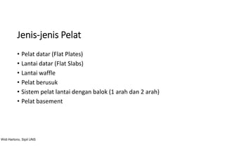 Perencanaan Pelat Satu Arah.pdf